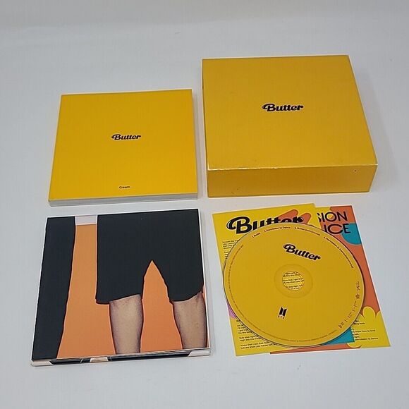 Media | Bts Butter Cream Album Box Cd Set Limited Edition Poster Photo ...